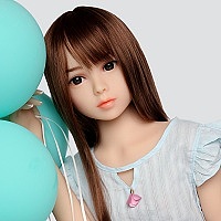 WAXDOLL 142cm バスト平 シリコン製頭部+TPEボディ ラブドール アニメヘッド#2 ボディ材質選択可