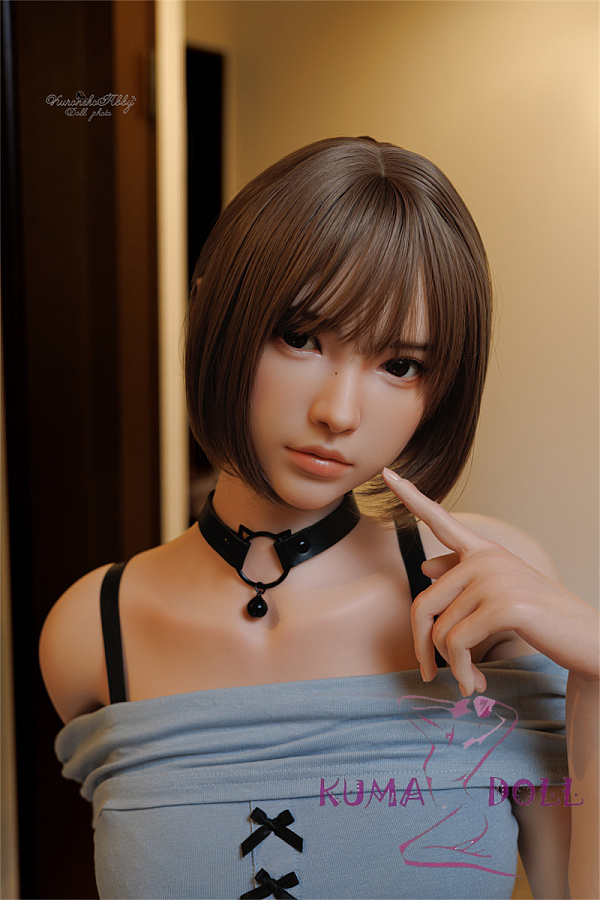 ショートヘア【超柔らかい超軽量版ボディ】フルシリコン製 FUDOLL 161cm Eカップ #37 莎莉 口開閉機能+リアル口腔付き ラブドール