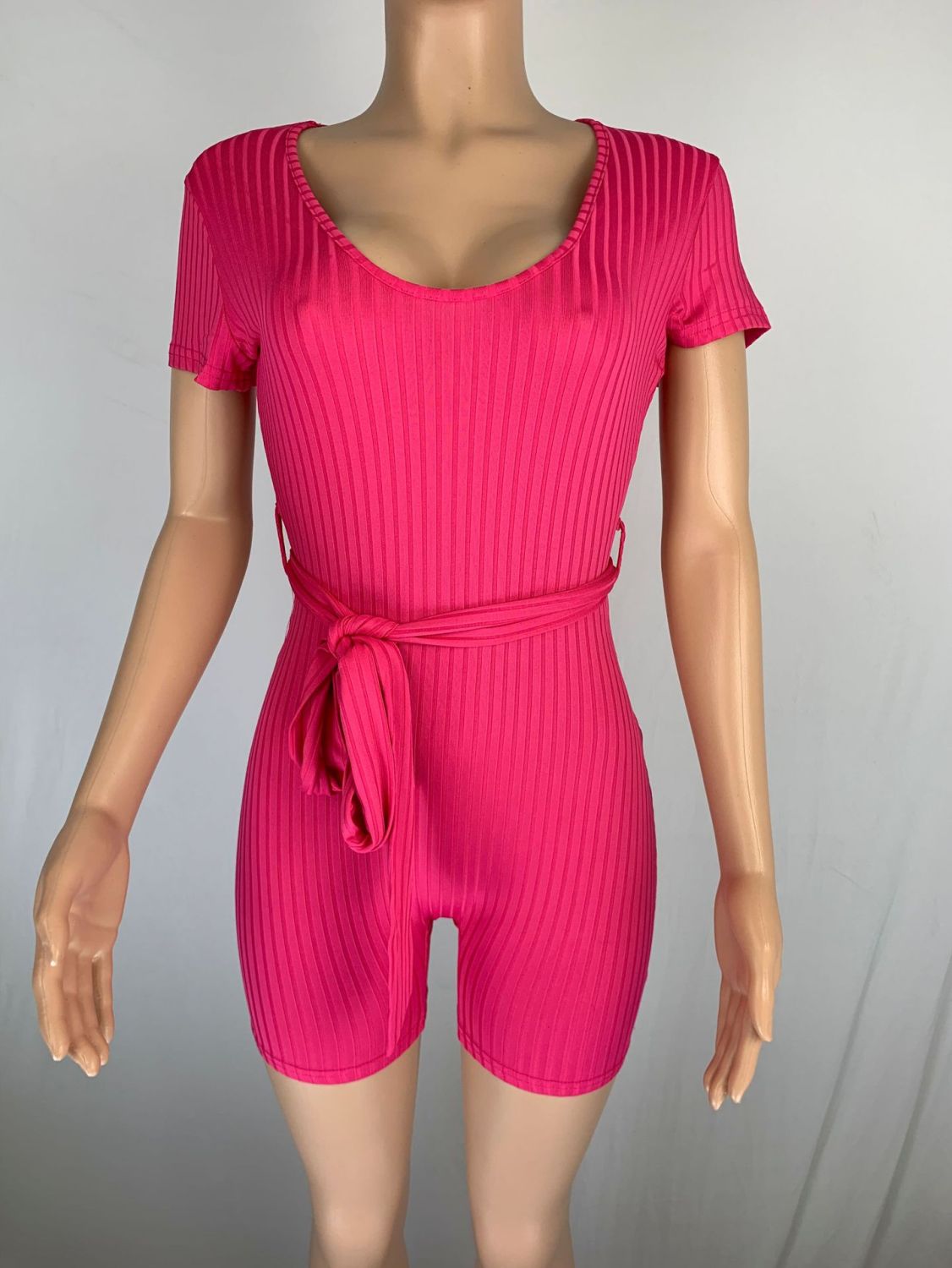 Dear-Fashion | Wholesale Plus Size Short Sleeve Low Cut One Piece ...