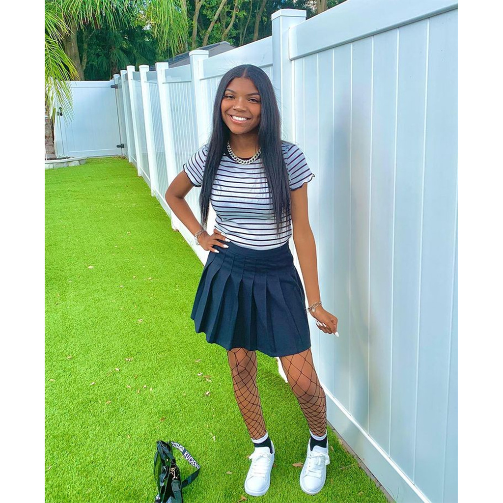 Dear-Fashion | Wholesale Plus Size Sexy Solid Color Pleated Skirt LUO ...