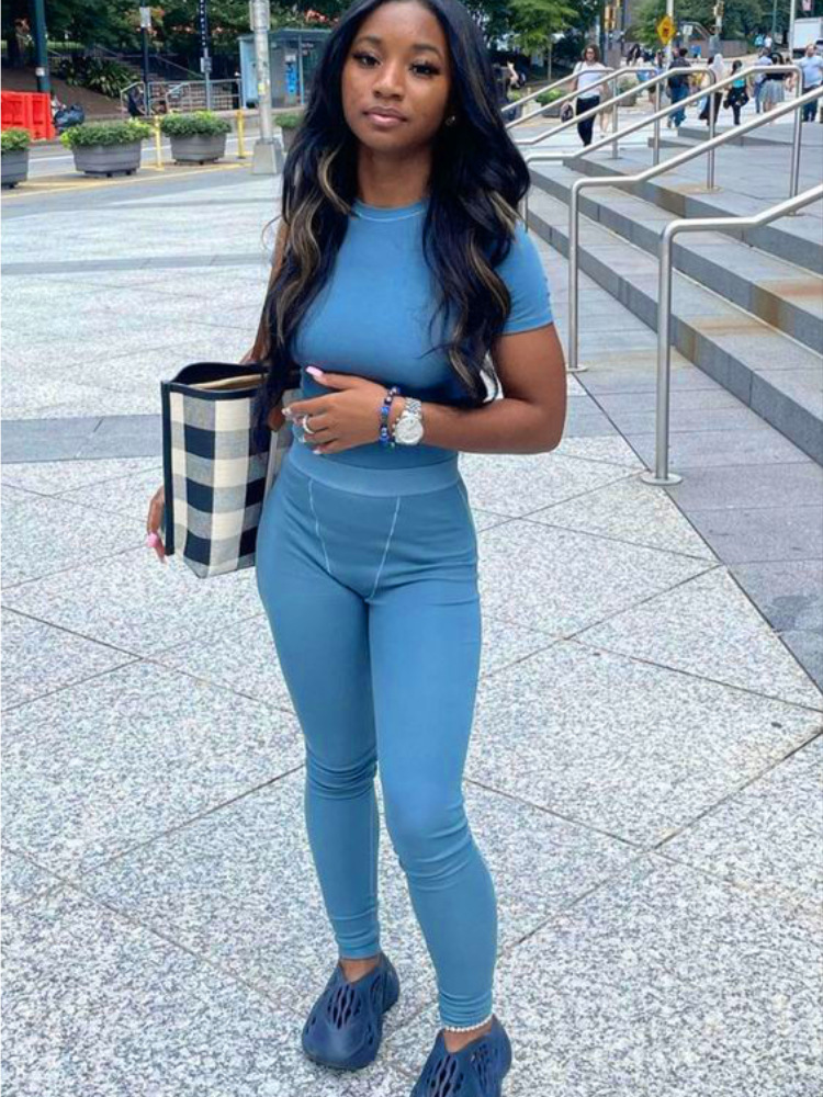 2026 Slim Fit Short Sleeve Top Pants Suit GMOY-1862 | DF - www.dear ...