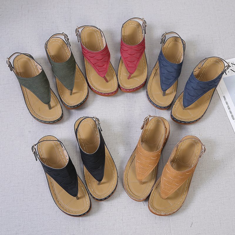 2026 Slope Heel Casual Clip Toe Flip Flops GYUX-039 | DF - www.dear ...