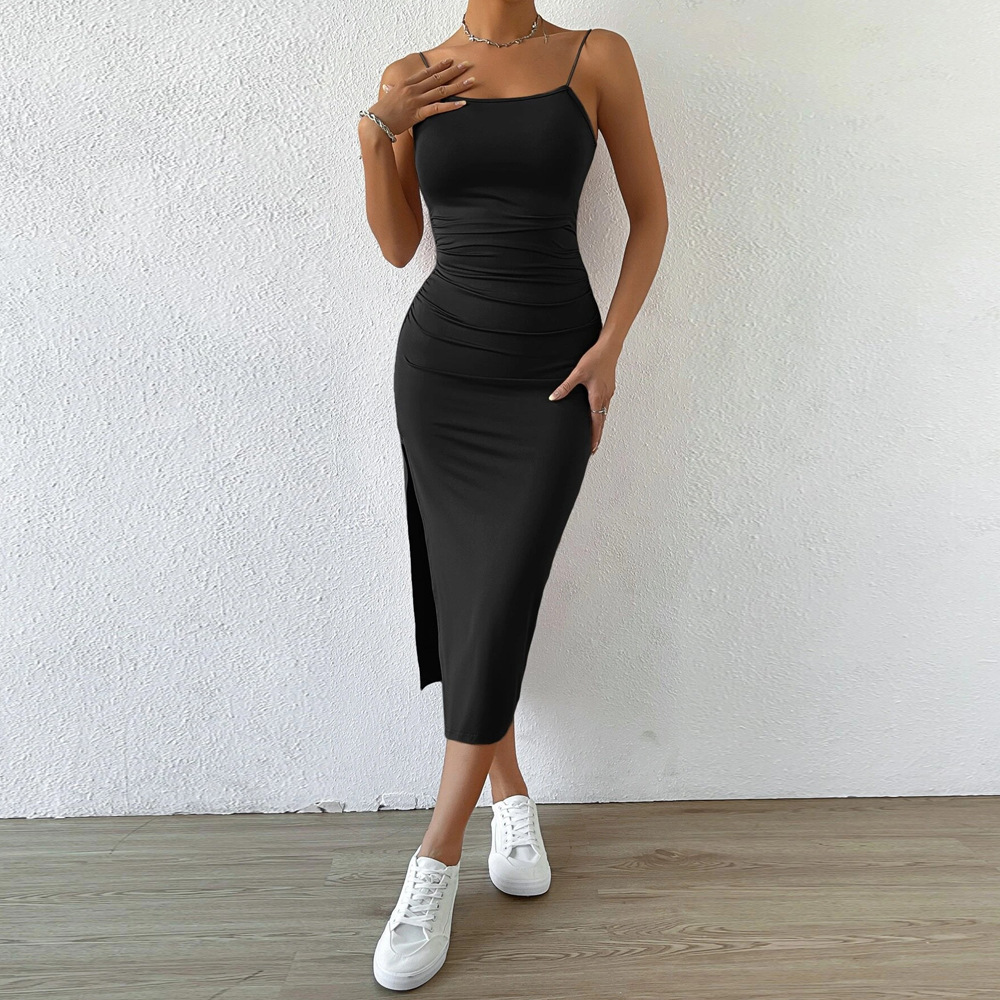 2026 Sexy Backless Sling Split Midi Dress GYSQ-CDCK2210 | DF - www.dear ...